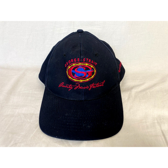 KC Collections | Accessories | George Strait Snapback Hat Cap Black ...